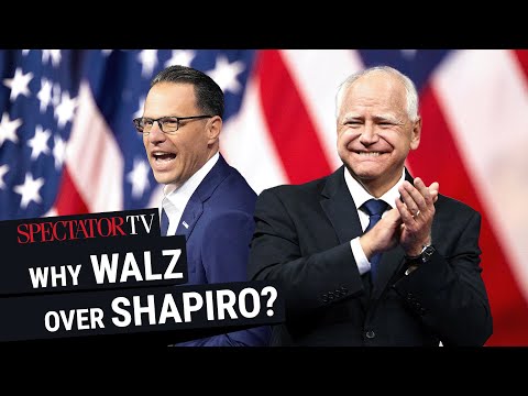 Spectator TV: Why Walz Not Shapiro | Has Kamala Harris made a mistake ...