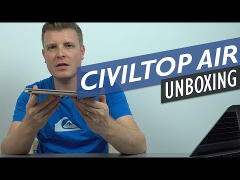 Civiltop Air Unboxing & Hands-On - 12.5" Thin And Light Celeron N3450 Laptop
