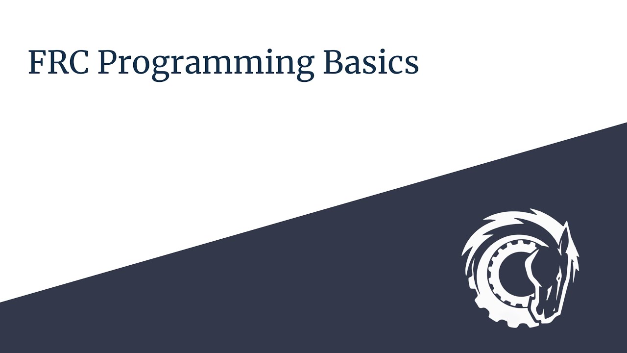 FRC Programming Basics | Team 5071