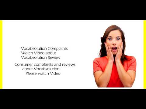 Consumer Complaints & Reviews About Vocabsolution - All Things was Rumors