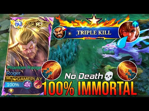 WTF DMG!! Roger New Meta Build 2025 100% IMMORTAL - (Must Try👍 Top Global Roger - MLBB
