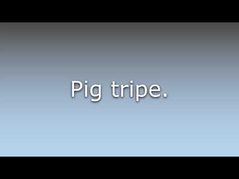 What does Hog maw mean?