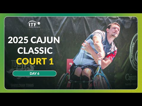 Live: 2025 Cajun Classic - Court 1, Day 6