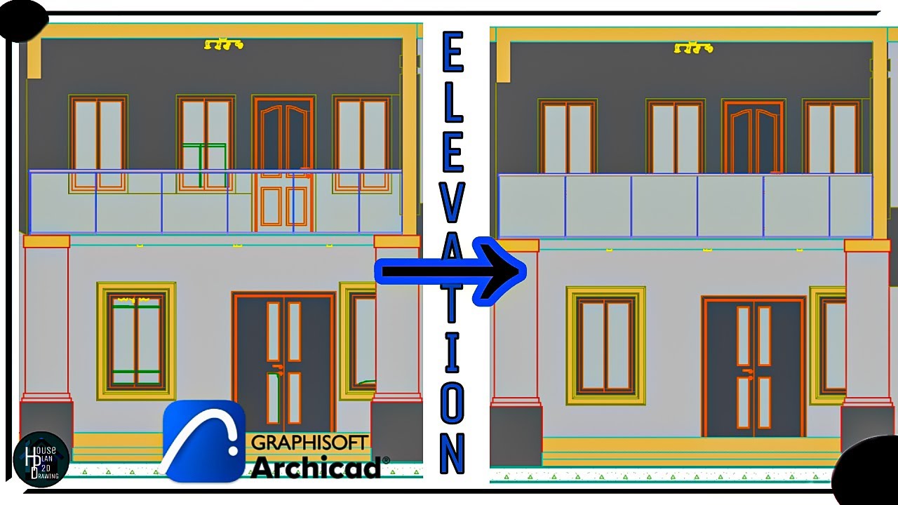 Archicad Tutorial: Remove Transparency From Elevations