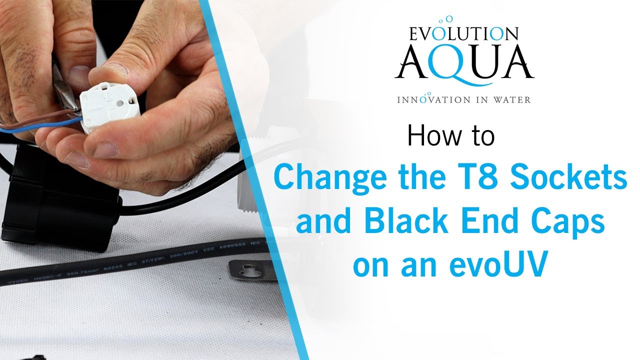 How to change the T8 Sockets and Black End Caps on an evoUV - AZPonds ...