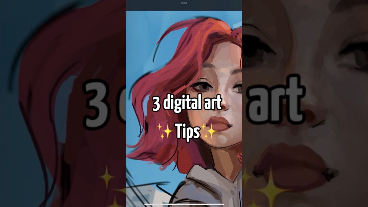 3 digital art tips! ✨ #arttips #digitalarttips #tutorial #art #idiyaart