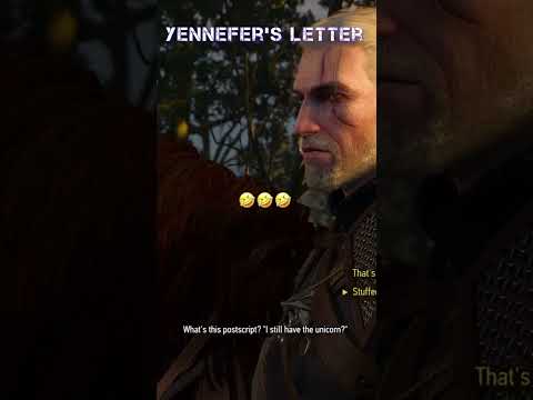 The unicorn 🦄 🤣 #ytshorts #gaming #cdprojektred #thewitcher3 #geraltofrivia