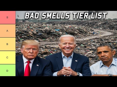 PRESIDENTS RANK BAD SMELLS
