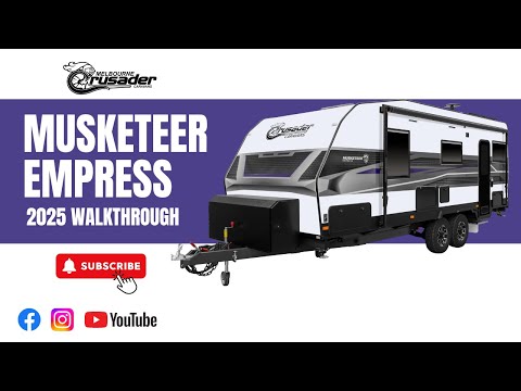 2025 Crusader Musketeer Empress | Rear Club Lounge & Centre Ensuite | Fiberglass Construction