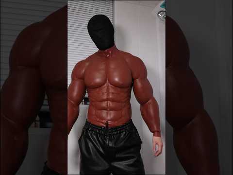 Taking off the muscle suit—time for the real show. #smitizen #musclesuit #fyp #costumeidea #silicone