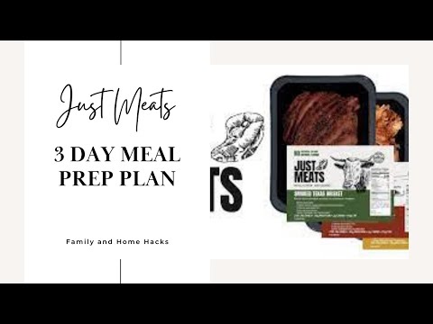 3 Meal Prep Ideas using Just Meats with Coupon Code