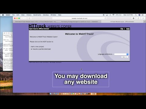 HOW TO DOWNLOAD ANY WEBSITE FOR FREE ON MAC!!!(using httrack)(The Fastest Method)