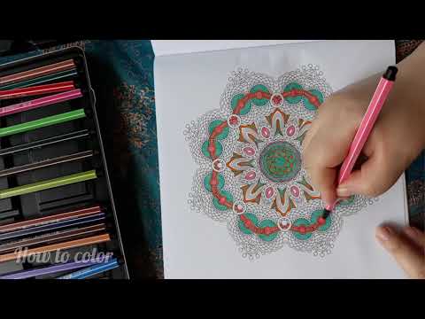 Colors of nature in mandala😍🎨