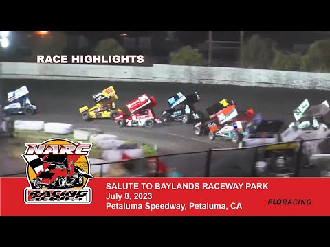 NARC SPRINT CARS - PETALUMA SPEEDWAY - JULY 8, 2023