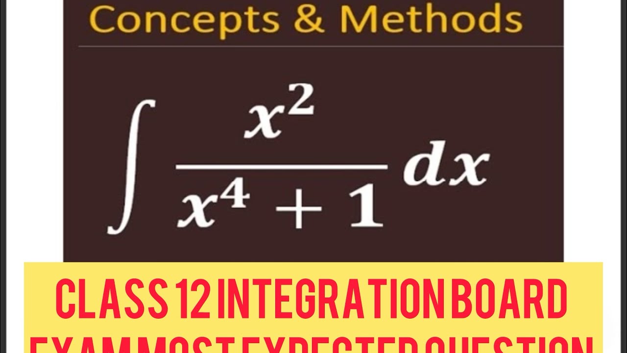 INTEGRATION IMPORTANT QUESTION | CLASS 12 MATHS | CBSE BOARDS | STATE BOARDS | CUET #shorts #viral