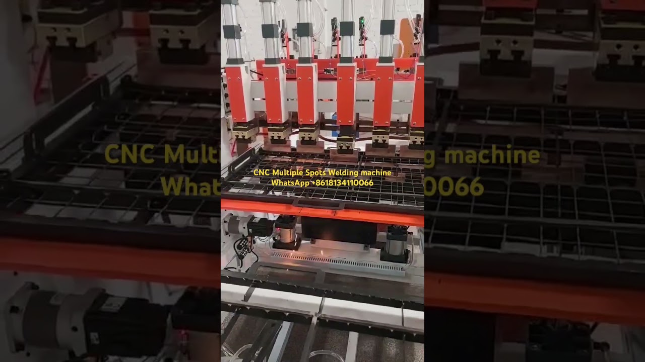 CNC Multiple Spots Welding Machine#Automatic Spot welding machine for wire#wire mesh welding machine
