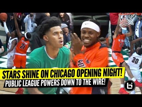 Duke Commit DJ Steward vs Adam Miller! Chicago Morgan Park vs Whitney Young! Full Highlights!