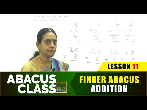 Learn Finger Abacus - Addition Video Lecture - Abacus - Class 1