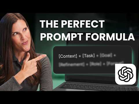 The Perfect ChatGPT Prompt Formula - Beginner to Advanced