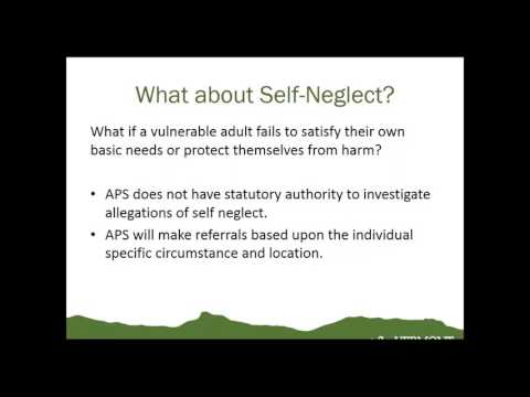 Vermont Adult Protective Services - Training for Mandatory Reporters