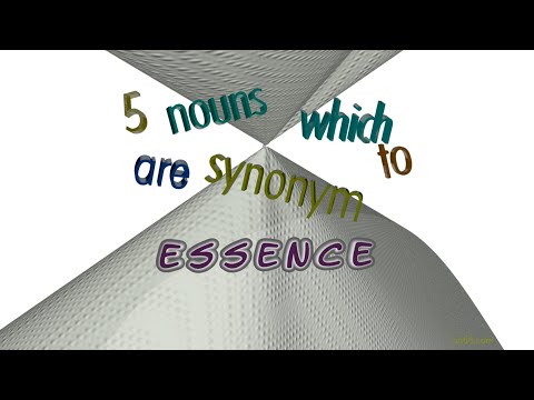 essence - 5 nouns similar to essence (sentence examples)