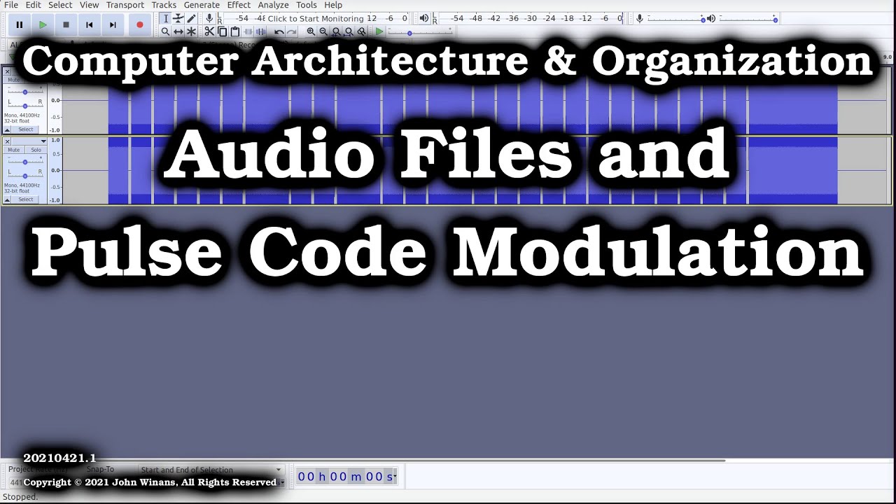 Audio Files and Pulse Code Modulation