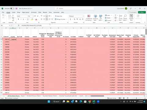 Excel vLookup for County & Zip Code Data