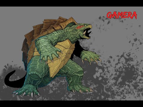 3D Printed Gamera Timelapse -=-=-= -= -=-=- #3D #Gamera #Kaiju #Turtle