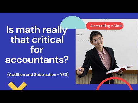 Common misconception on accounting l Be very good in math? Part 1 #accounting #math #shorts