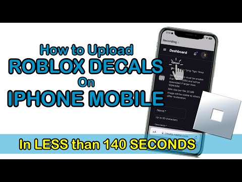 How to Upload ROBLOX DECALS on IPHONE📱MOBILE in LESS than 2 MINS in 2025