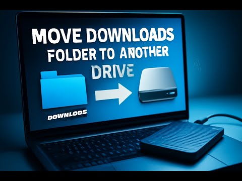 Make Downloads folder to Another Drive