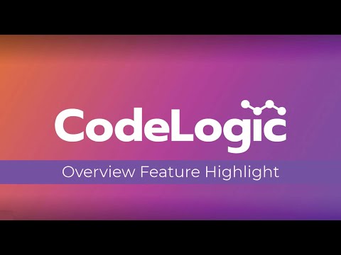 CodeLogic Overview feature | Highlight