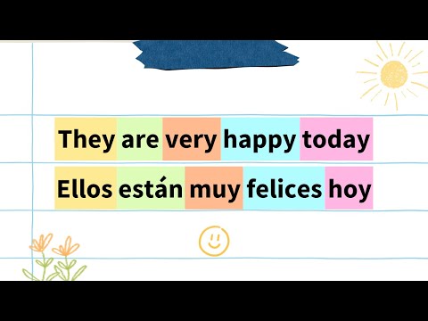 Learn to create Spanish Sentences (easy)