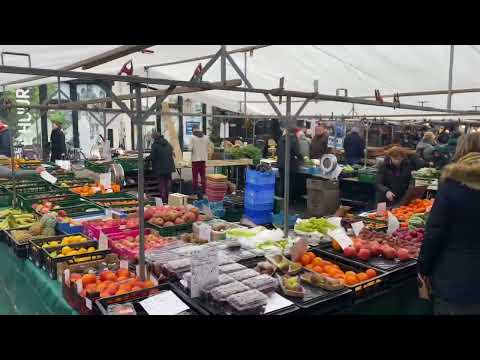 Local grocery market in Den Bosch The Netherlands || groceries market Den Bosch Netherlands