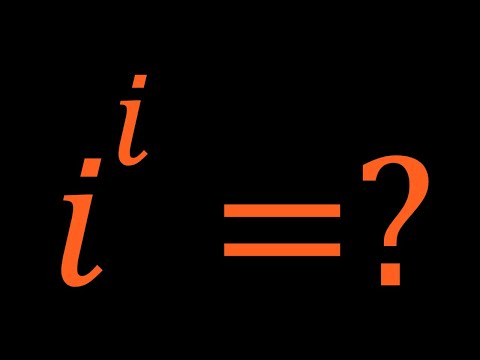What is iⁱ ? Imaginary or Real?