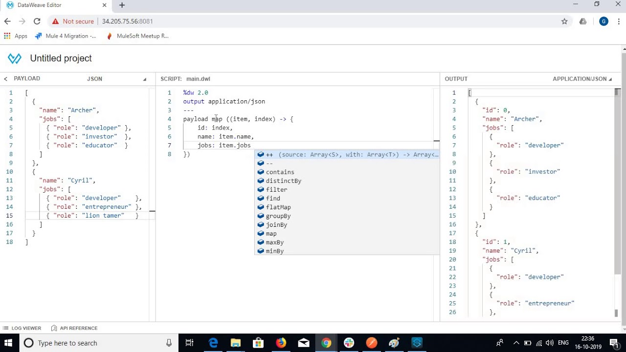 Map Function in Dataweave - Practice Example 4