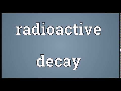 Radioactive decay Meaning | Wordogram