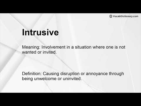 Intrusive Meaning