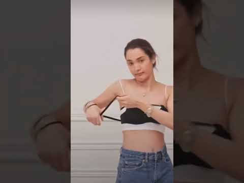 Don’t have strapless bra don’t worry try this hack 😍