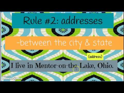 1-3 Comma Rules: 11 types