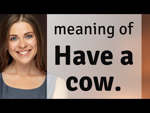 "Understanding the Phrase 'Have a Cow': A Guide for English Language Learners"