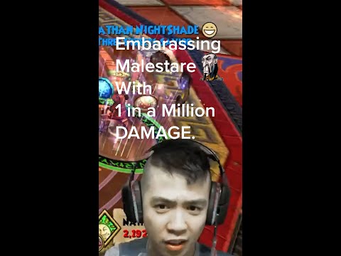 1 million damage on Malistaire in #wizard101