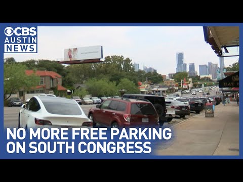 Free parking ends soon on Austin's South Congress Avenue