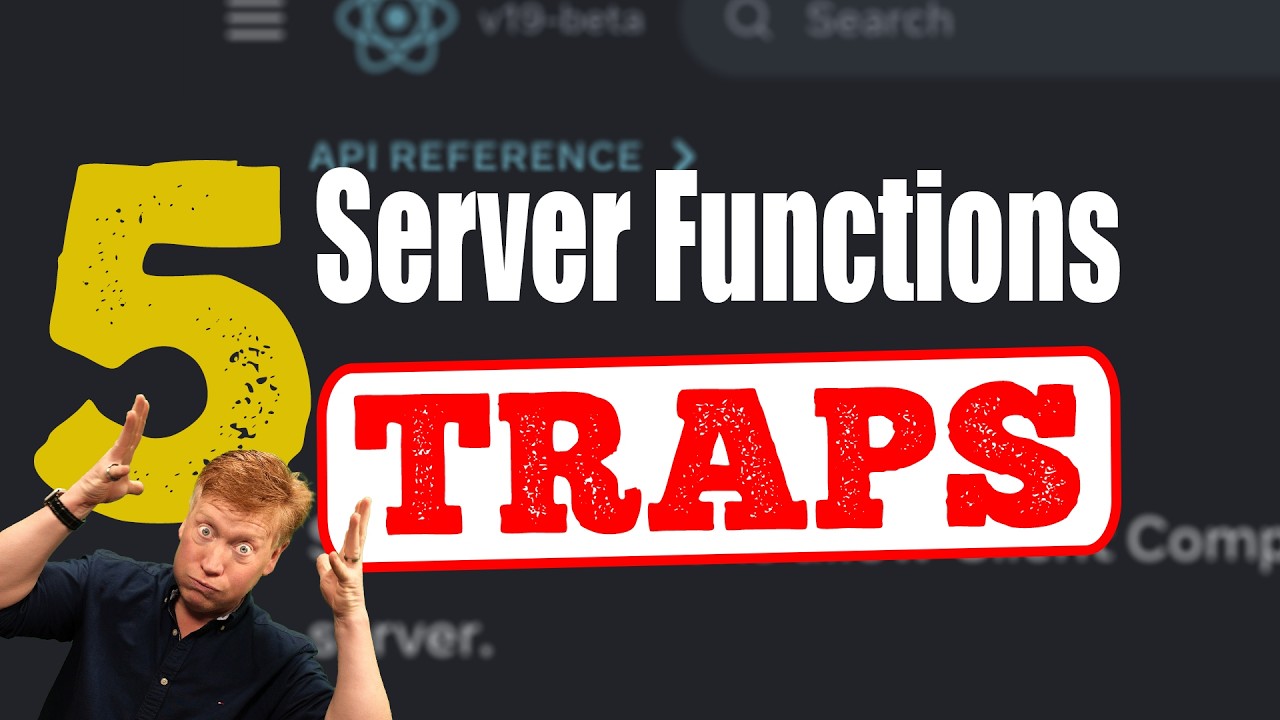 5 Hidden React Server Function TRAPS Beginners Fall Into