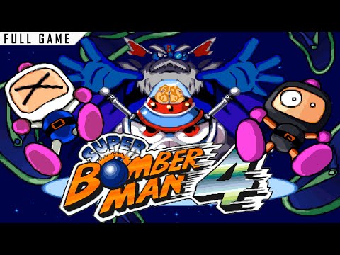 Super Bomberman 4 (English Translation) | Super Famicom | Full Game [Upscaled to 4K using xBRz]