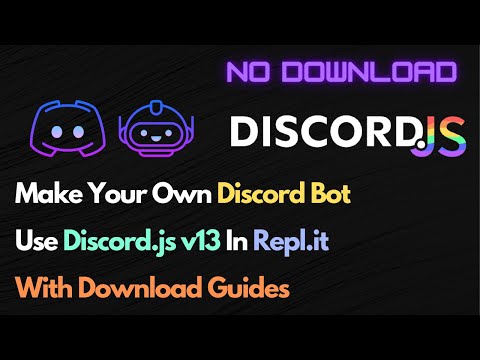 Make A Discord Bot | Discord.js v13 Guides - Ep1