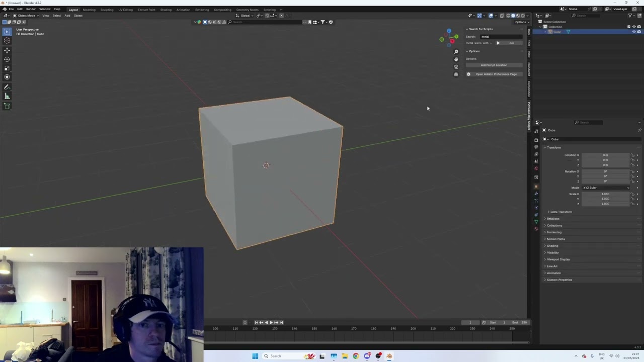 🚀 Blender Addon: Search, Organize & Run Python Scripts Easily! 🖥️✨