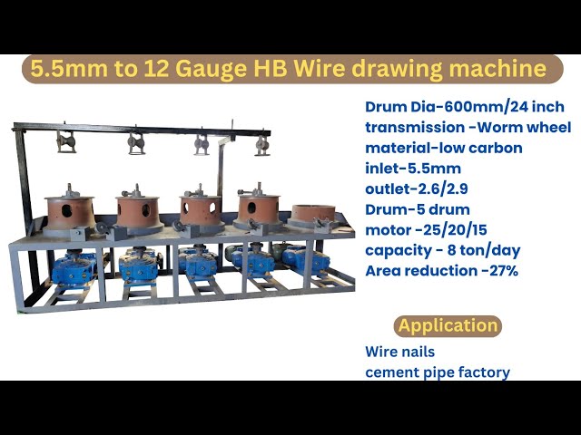 Wire Drawing Machine - Heavy Duty Bull Block Wire Drawing Machine ...