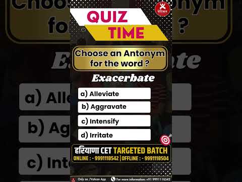 Can You Guess the Antonym ?