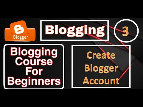 how to create bloger account| blogger | in urdu and hindi